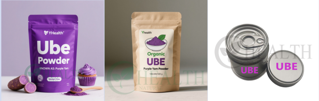 OEM USDA & EU Organic Ube Bag Powder Ube Drink Powder Instant Purple ...