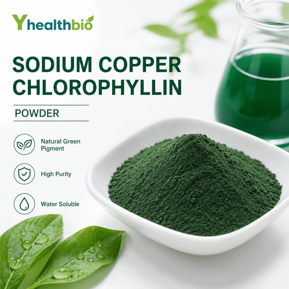 Sodium Copper Chlorophyllin Powder: The Water-Soluble Green Ingredient ...